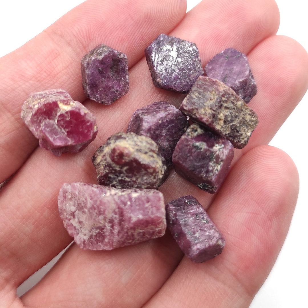 107ct Untreated Ruby Lot Unheated Ruby Gemstones Raw Red Ruby From ...