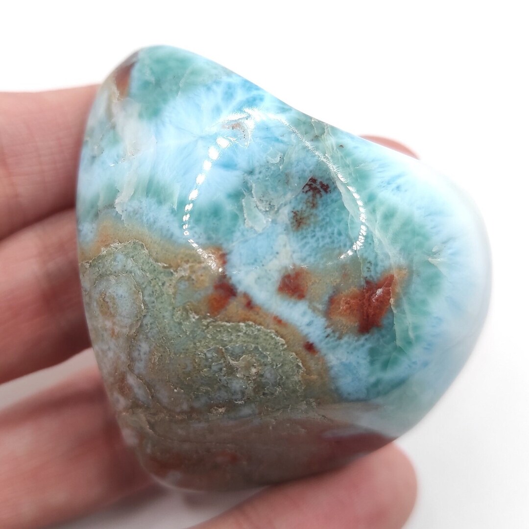 95g Large Larimar Tumble - Sky Blue Larimar - Barahona, Dominican ...