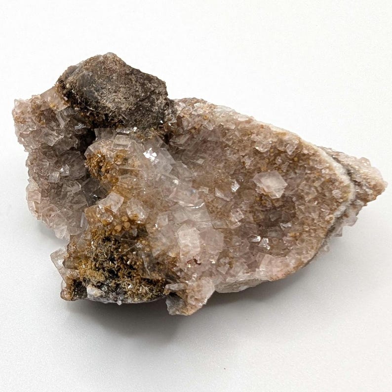 80g Mimetite on Chabazite - Mapimi, Mexico - Natural Mineral Specimens ...