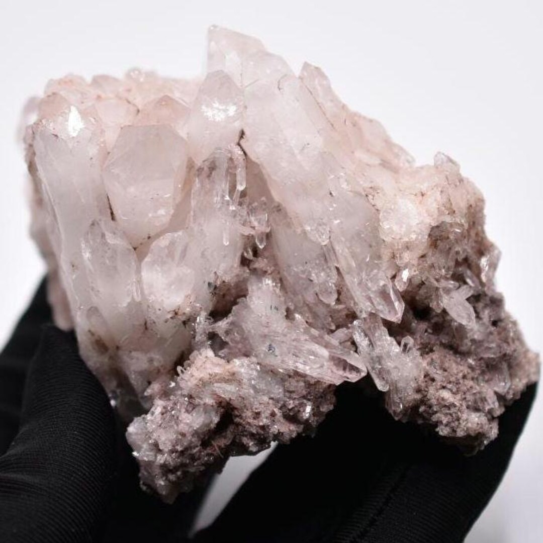 218g Natural Pink Quartz - Lithium Coated Quartz Crystal - Bolivar ...