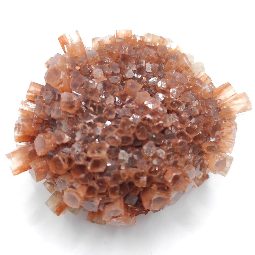 94g Aragonite Star Cluster Orange Aragonite Crystal Raw Mineral ...