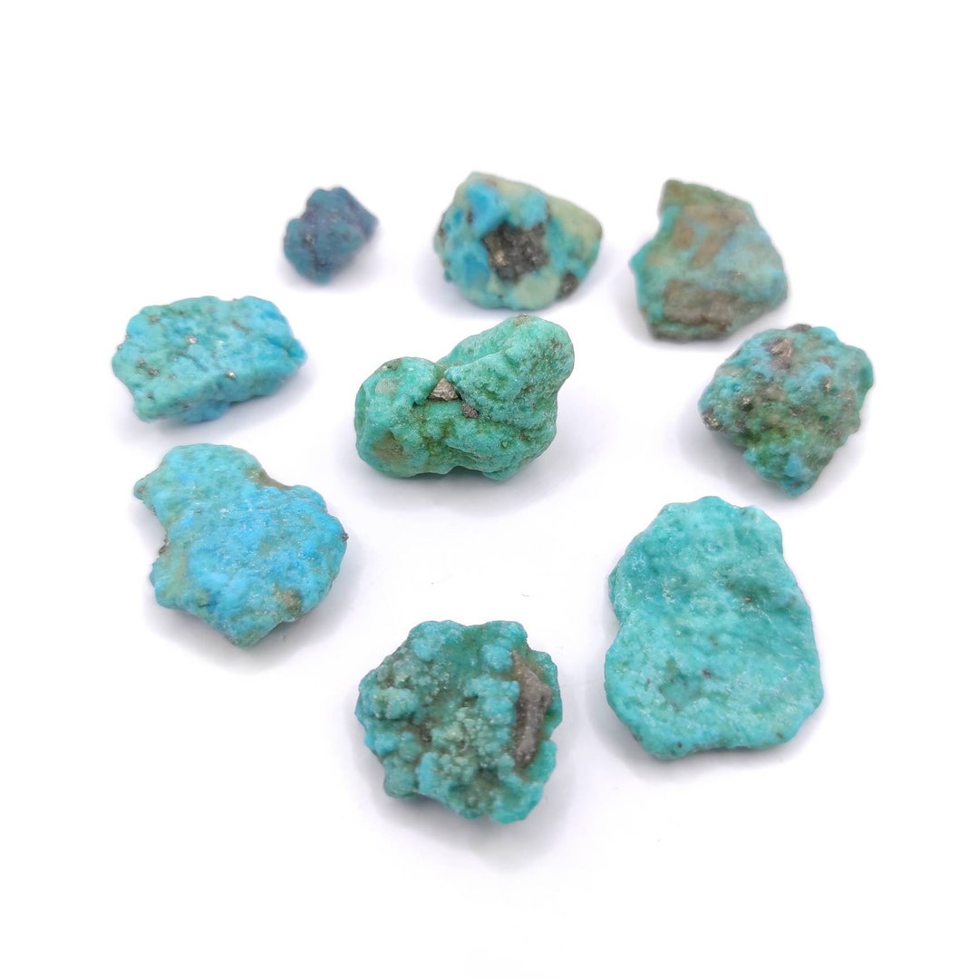 25.55g 9pcs Campitos Turquoise Lot Stabilized Turquoise Nuggets Sonora ...