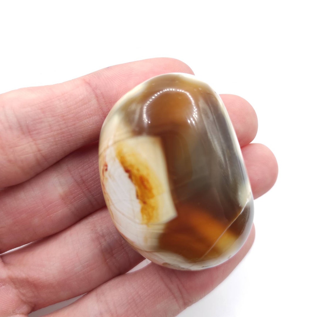 46g Unique Carnelian Tumble Indonesia Carnelian Stone Polished ...