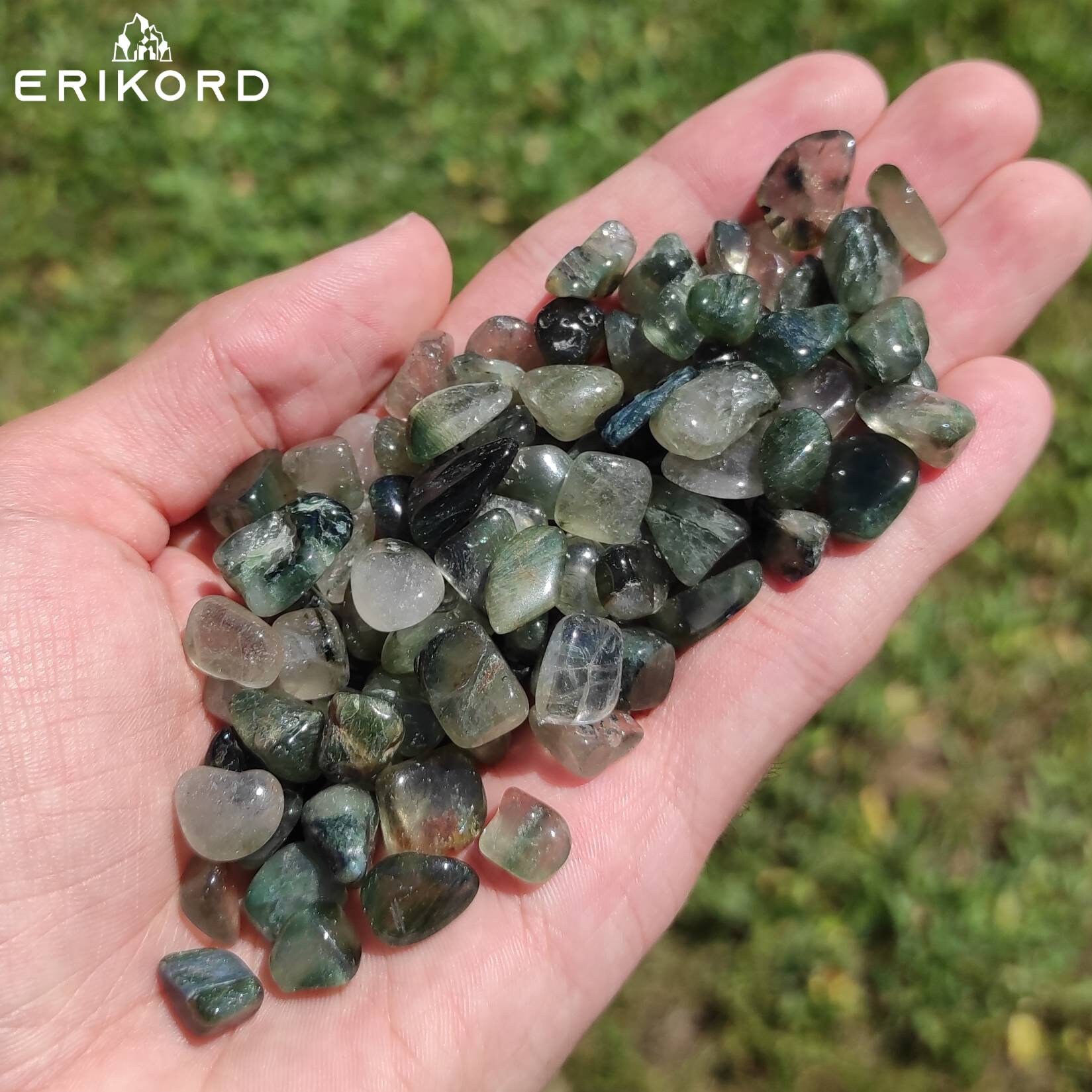 50/100/200g Green Rutile Quartz Gravel 8-12mm Green Rutilated - Etsy UK