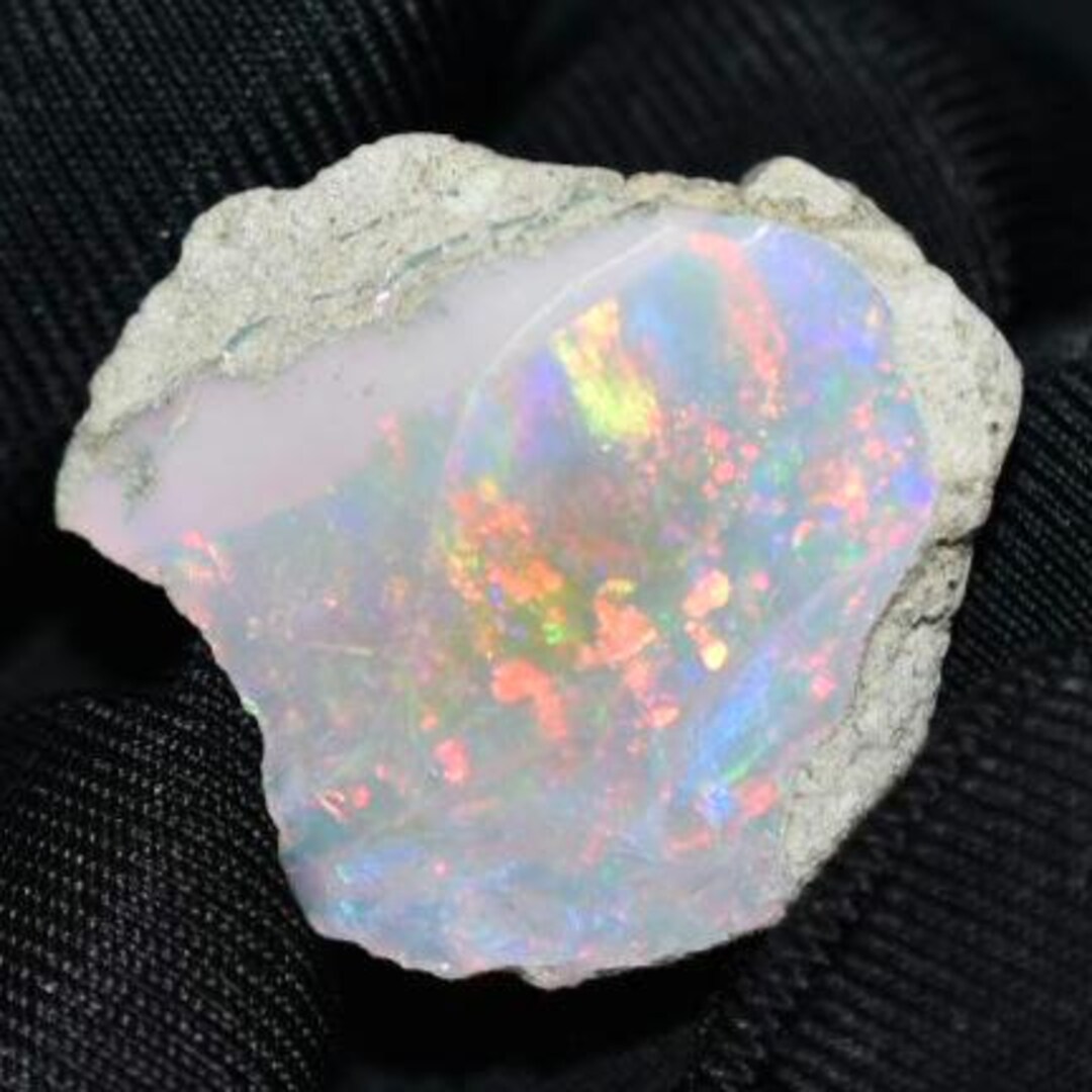27.05ct Large Flashy Welo Opal - Ethiopian Opal - Raw Uncut Opal ...