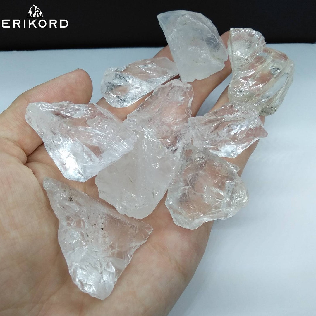 200g 1-2" Clear Quartz Lot - Natural Rough Clear Quartz - Raw Quartz ...