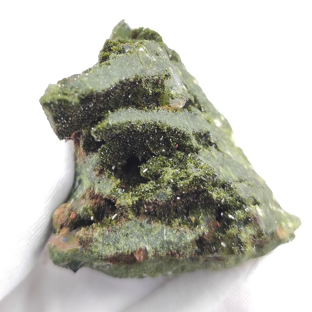 136g Sparkly Epidote & Forest Quartz - Hakkari, Turkey - Epidote With ...