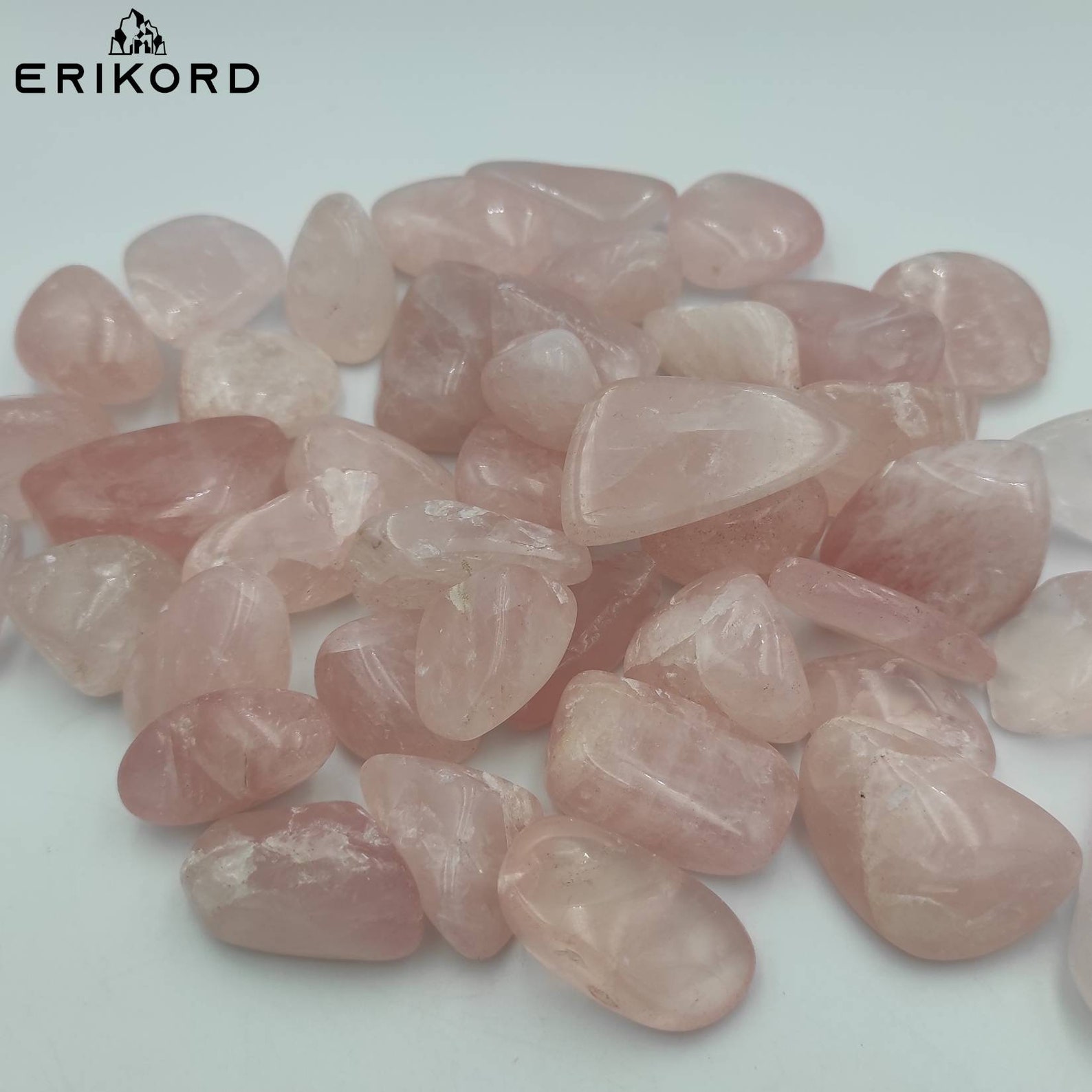 50/100/200g Rose Quartz Tumbles Natural Pink Quartz Tumbled - Etsy