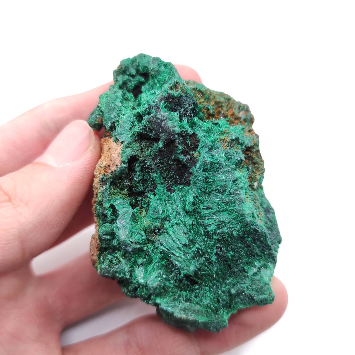 132g Fibrous Malachite Hubei Malachite Natural Malachite Sparkling ...
