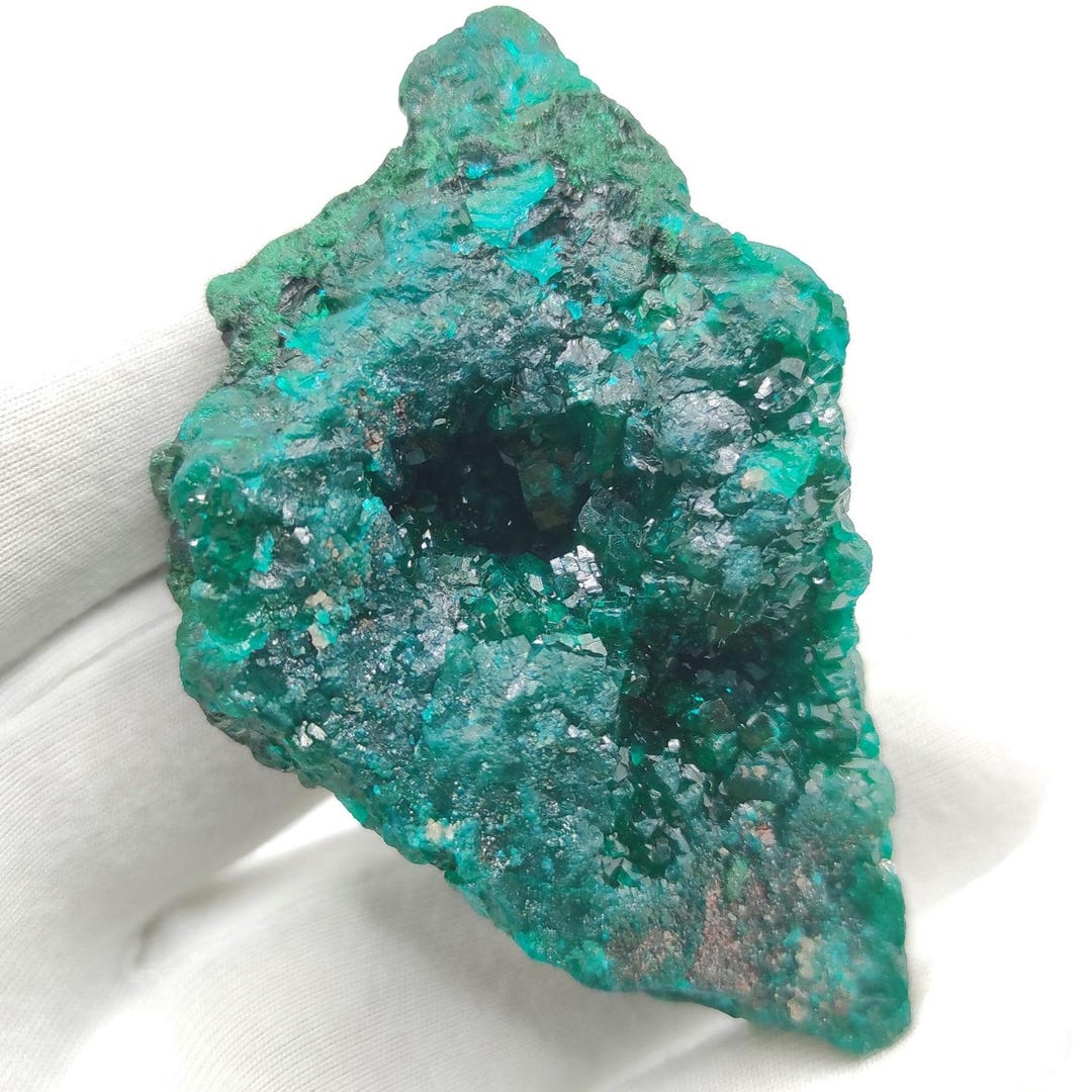 63g Dioptase Crystal From Congo - Natural Green Dioptase Mineral ...