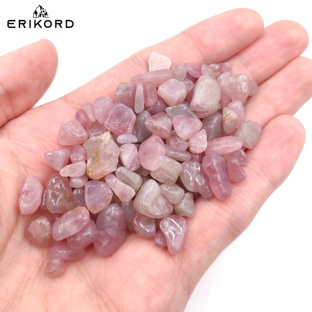 Bulk Lot of Pink Amethyst Gravel 6-10mm Polished Pink Amethyst Tumbled ...