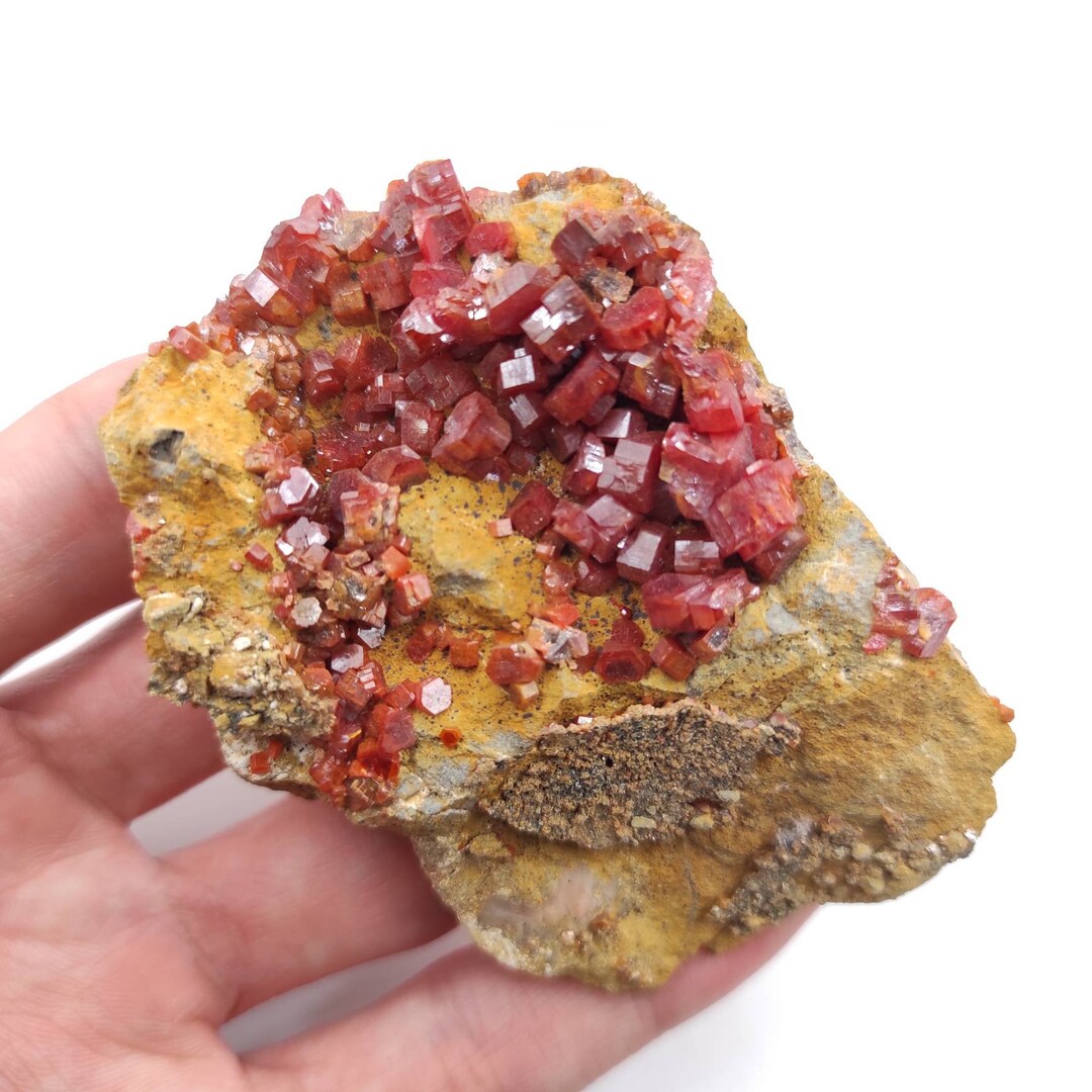 142g Large Vanadinite on Matrix Red Vanadinite Crystals High Quality ...