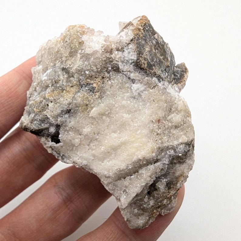 80g Mimetite on Chabazite - Mapimi, Mexico - Natural Mineral Specimens ...