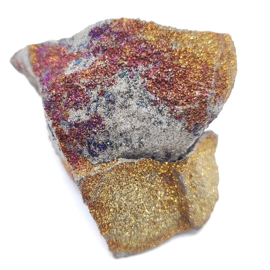 31g Rainbow Pyrite Septarian Concretion Stone Natural Rainbow Pyrite ...