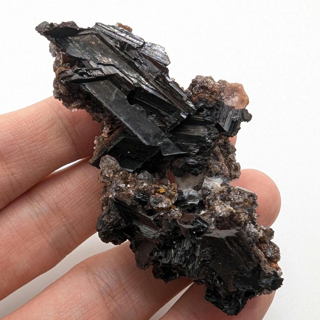34g Goethite After Selenite - Pseudomorph Mineral - Santa Eulalia ...