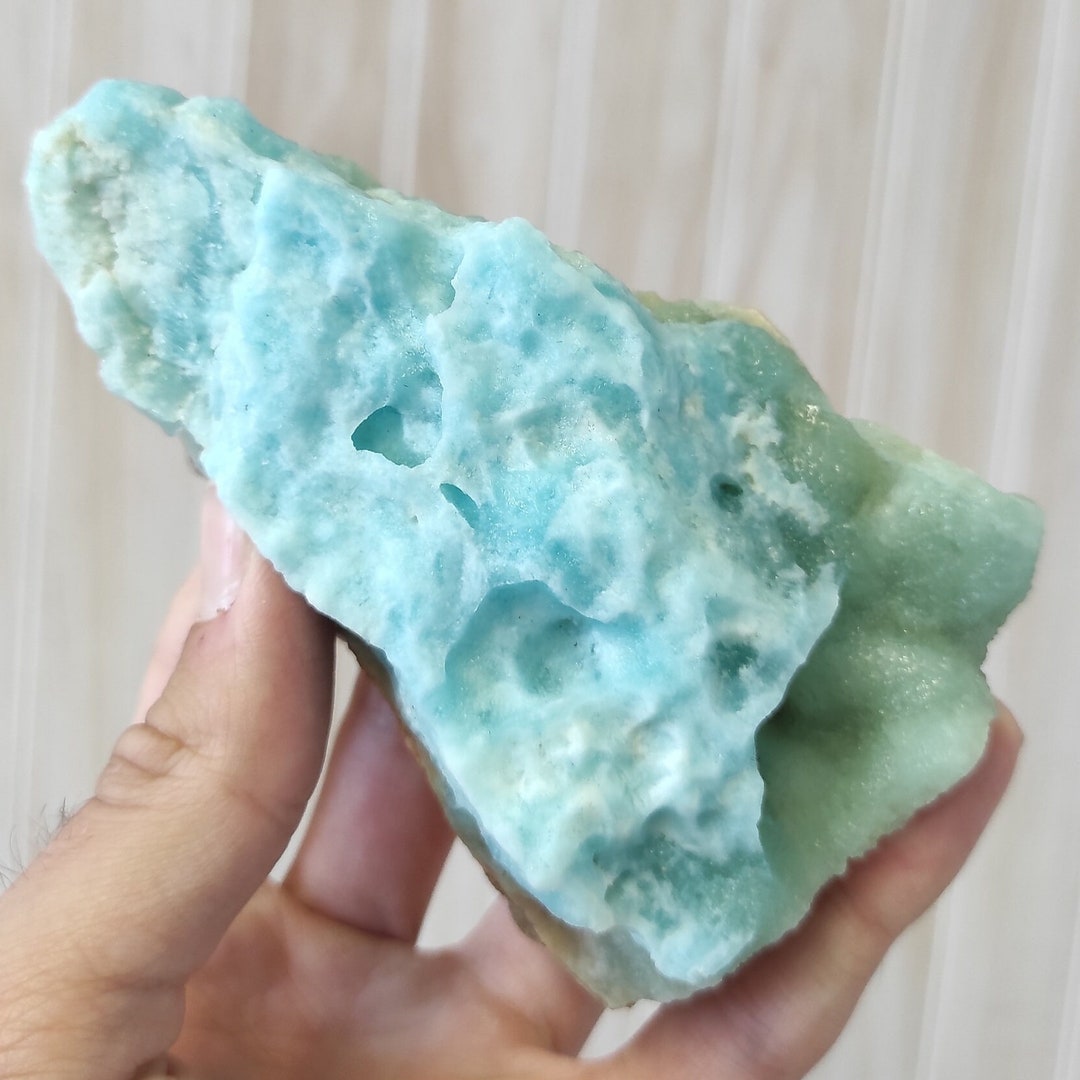 328g Smithsonite Mineral Specimen Blue Smithsonite Crystal Natural Crystal Specimens Zinc Spar ...