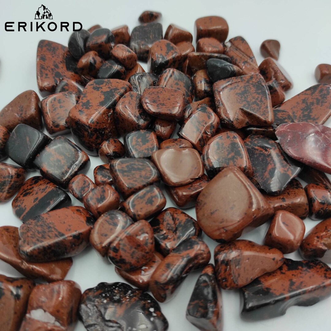 50/100/200g Red Obsidian Tumbles Lot Natural Red Obsidian Brazil ...