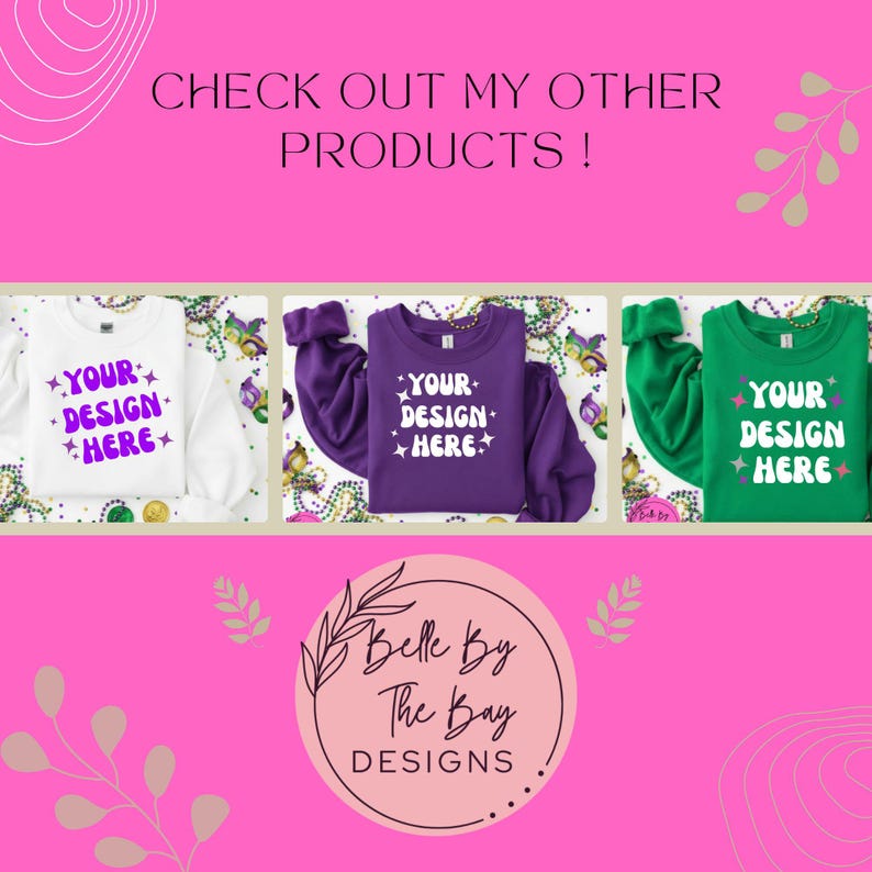 Mardi Gras T-shirt Mockup, White Bella Canvas (JPG Image Digital ...
