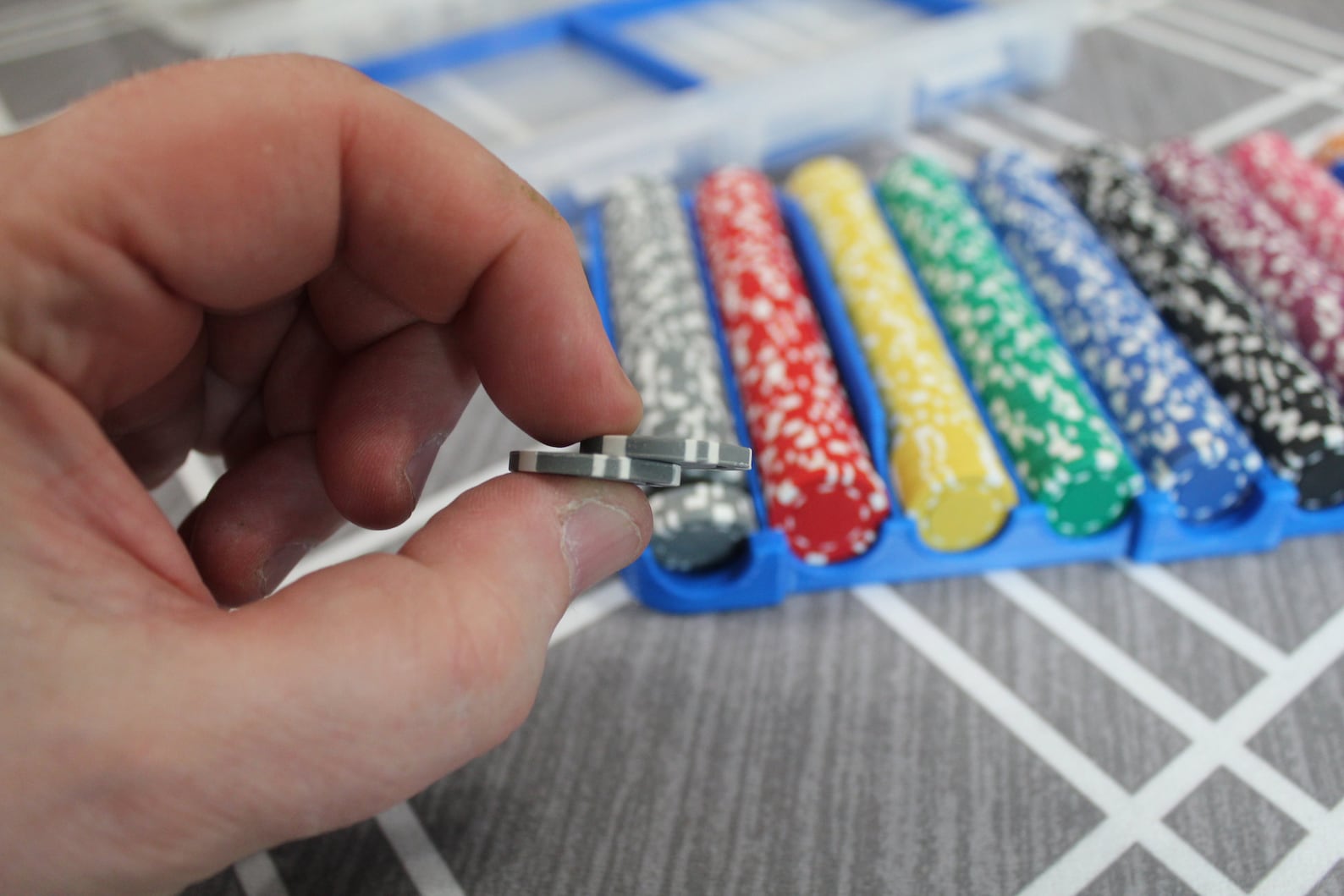 Mini Poker Chip Insert Holds 500 Chips - Etsy