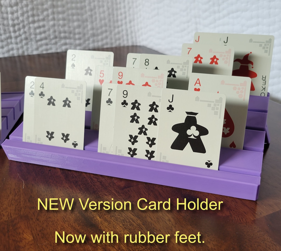 Set of TWO - Playing Card Holders - Samba - Canasta - Pinochle - New ...