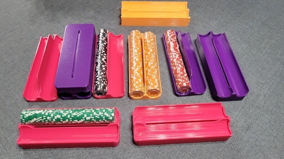Mini Poker Chip Holders 10 Individual Holders for Storage of | Etsy