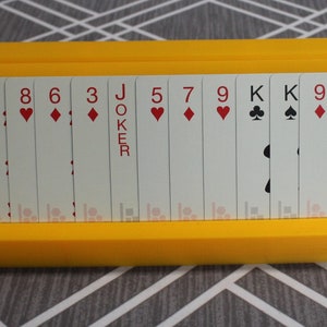 Set of TWO Playing Card Holders Samba Canasta Pinochle - Etsy