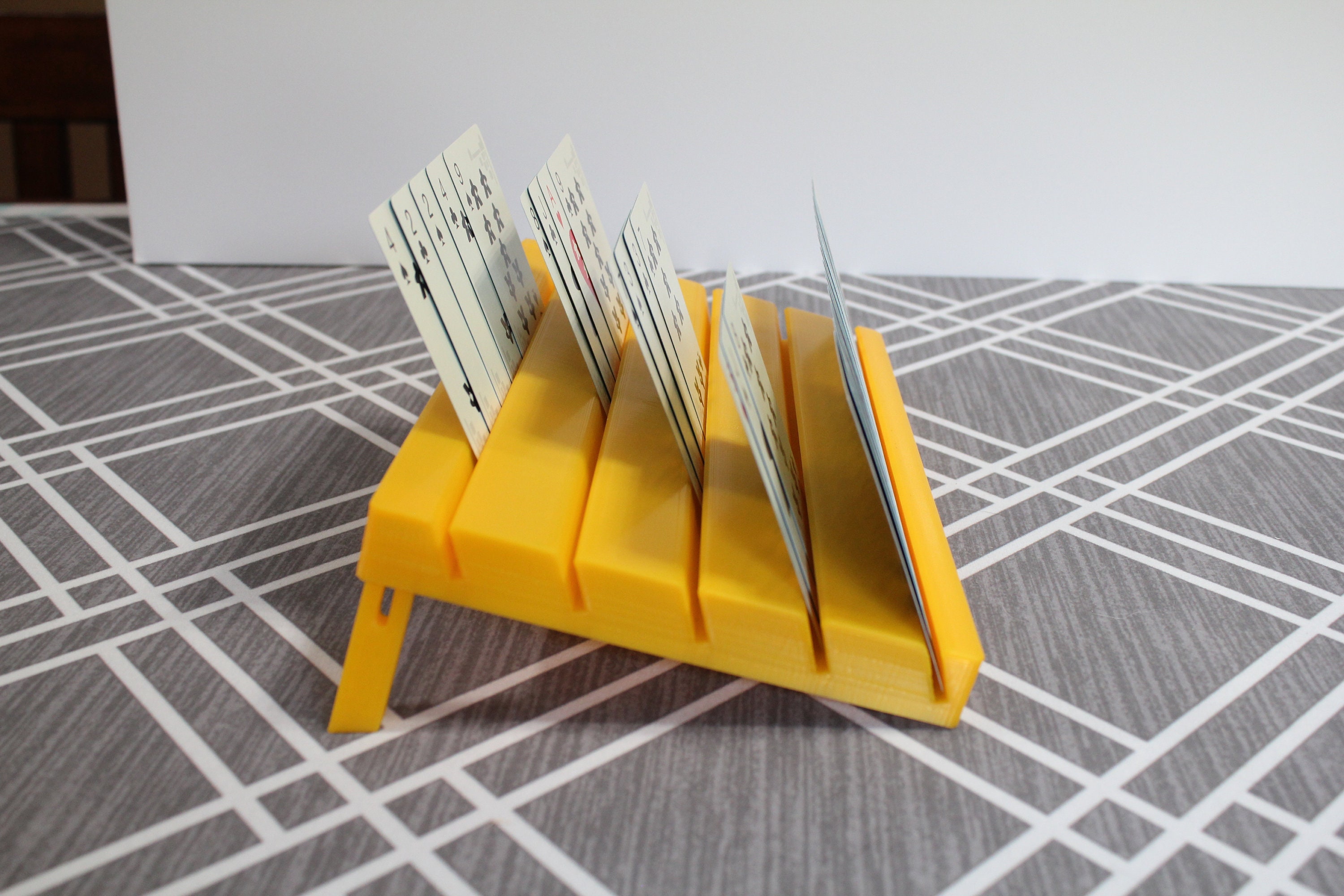 Set of TWO Playing Card Holders Samba Canasta Pinochle - Etsy