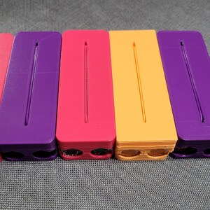 Mini Poker Chip Holders - 10 Individual Holders for Storage of 500 ...