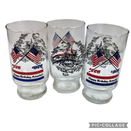Vintage Bicentennial happy Birthday America 1776-1976 Capitol Building ...