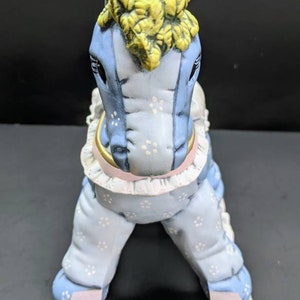 Vintage Hand Painted Rocking Horse Ceramic Figurine Pastel - Etsy
