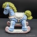 Vintage Hand Painted Rocking Horse Ceramic Figurine Pastel - Etsy