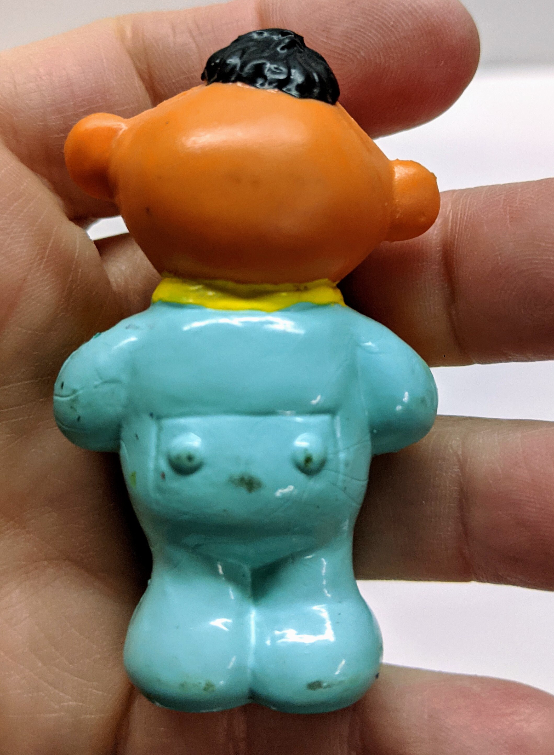 Vintage 1980's Sesame Street Baby BERT & ERNIE Plastic Toy Figure ...