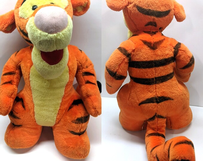 Vintage 1990s "tigger" Winnie-the-pooh Large 22” H Stuffed Plush Mattel ...