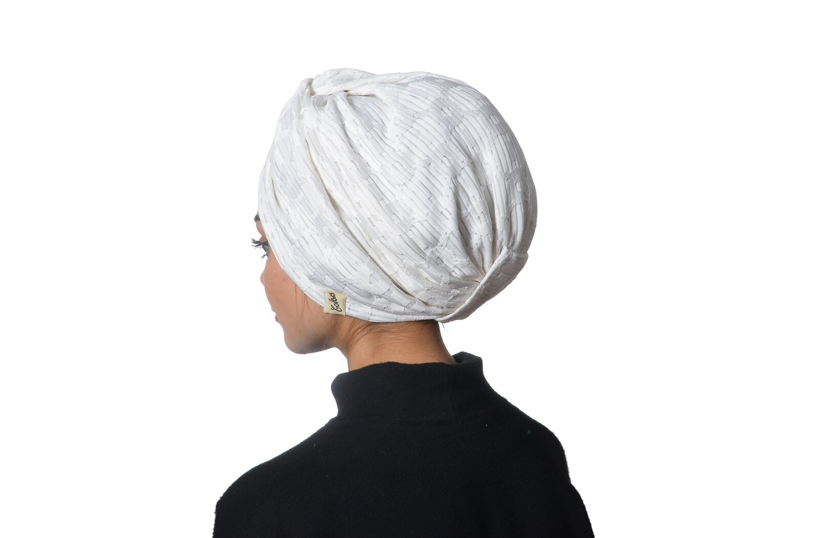 Circle White Handmade Twisted Turban - Etsy