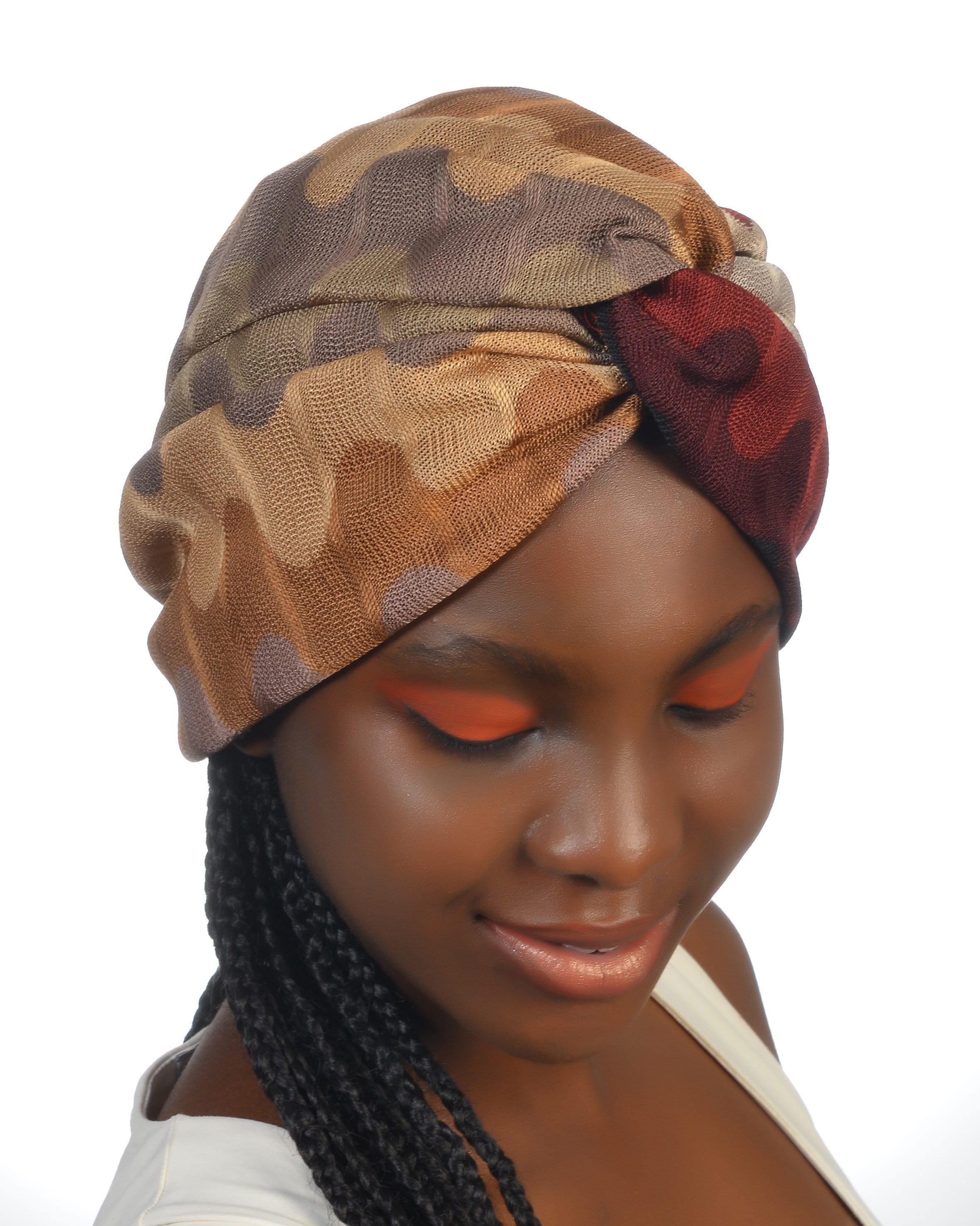 Fashion Turban, Pre-tied Head Wrap, Handmade Twisted Hijab Headscarf ...