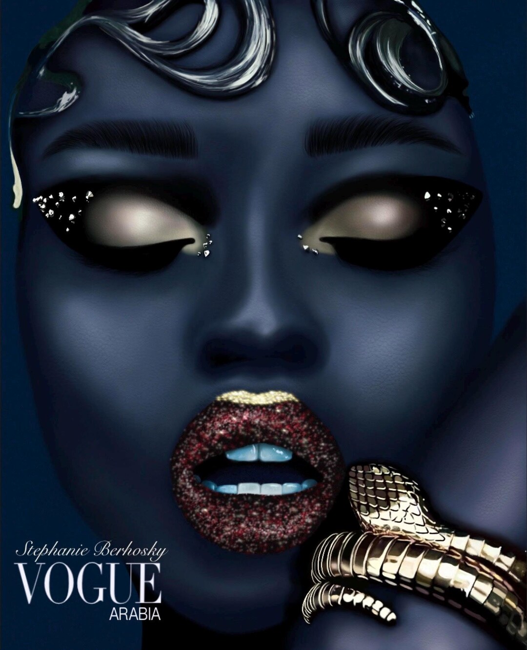 Vogue Arabia Cover Art - Etsy