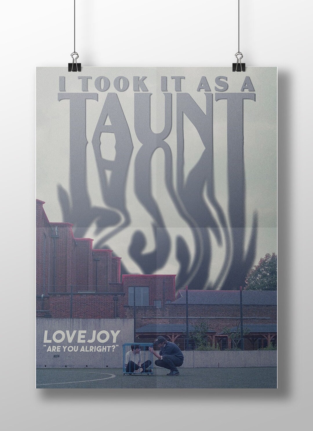 Lovejoy Taunt Typography Vertical Poster - Etsy