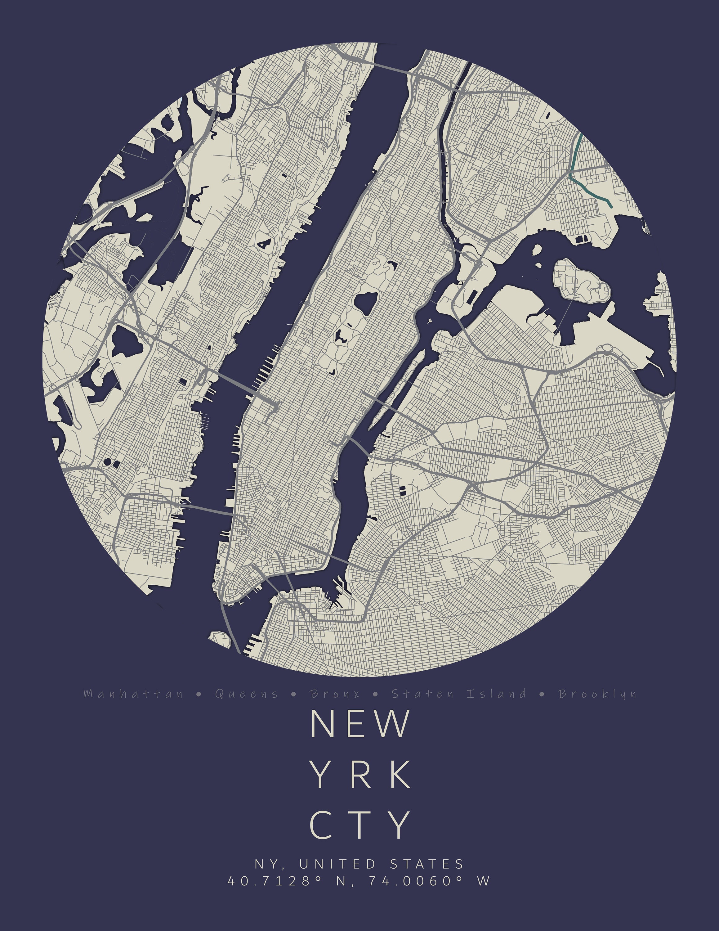 100% Authentic Digital Download Custom City Maps - Etsy