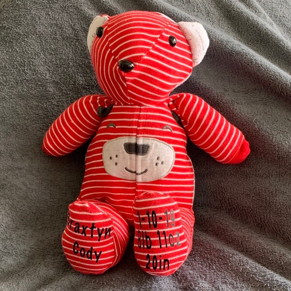 Teddy Bear Made From Clothes - Etsy