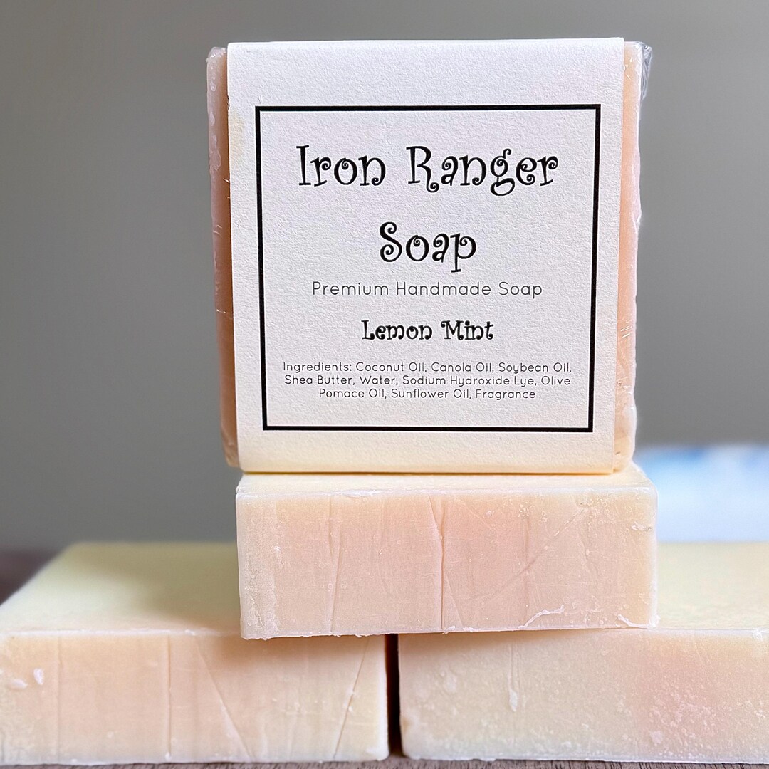 Lemon Soap Bar, Cold Process, Natural Soap, Handmade Artisan Body Soap ...