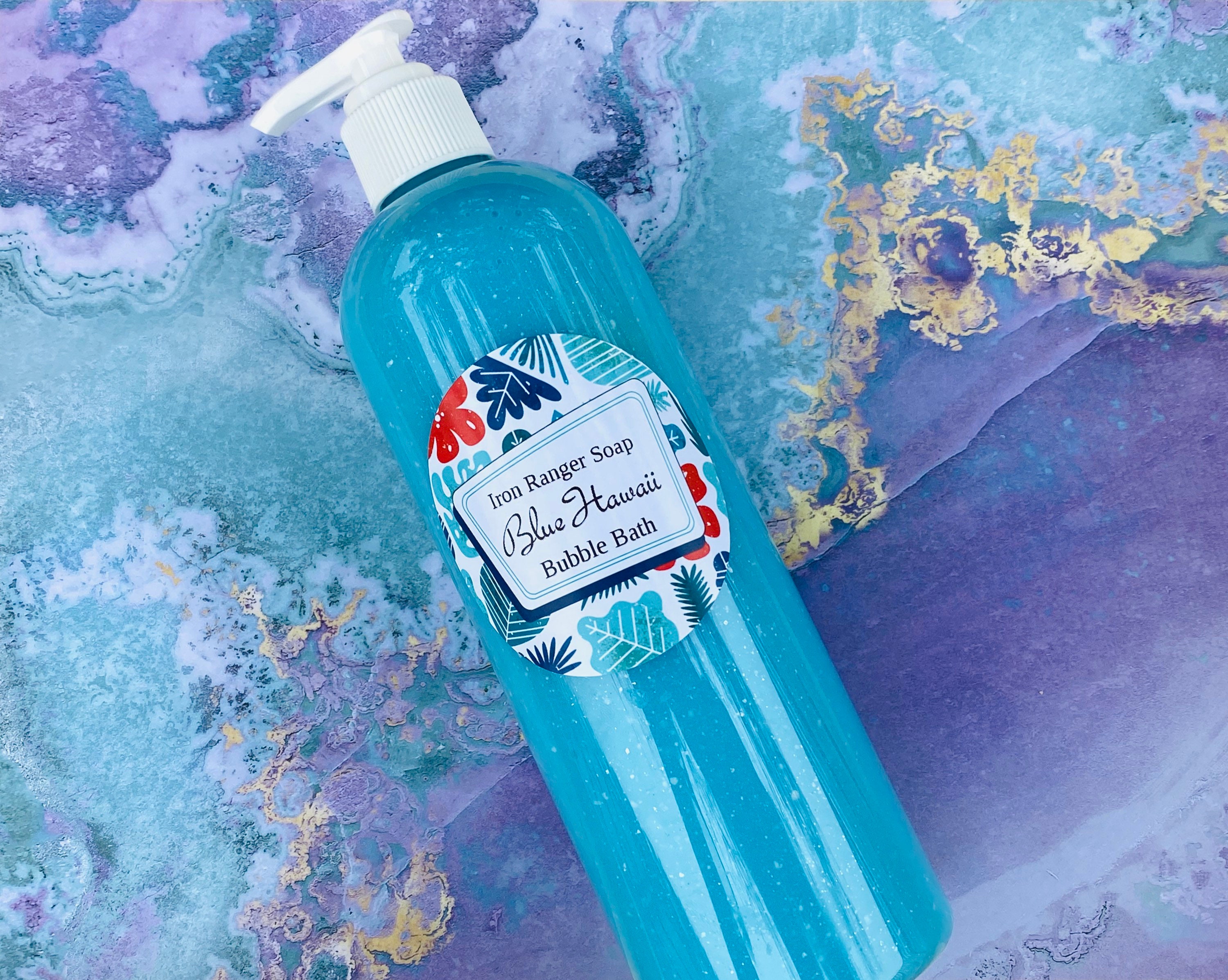 Blue Hawaii Bubble Bath Scented Bubble Bath Tropical Scented | Etsy