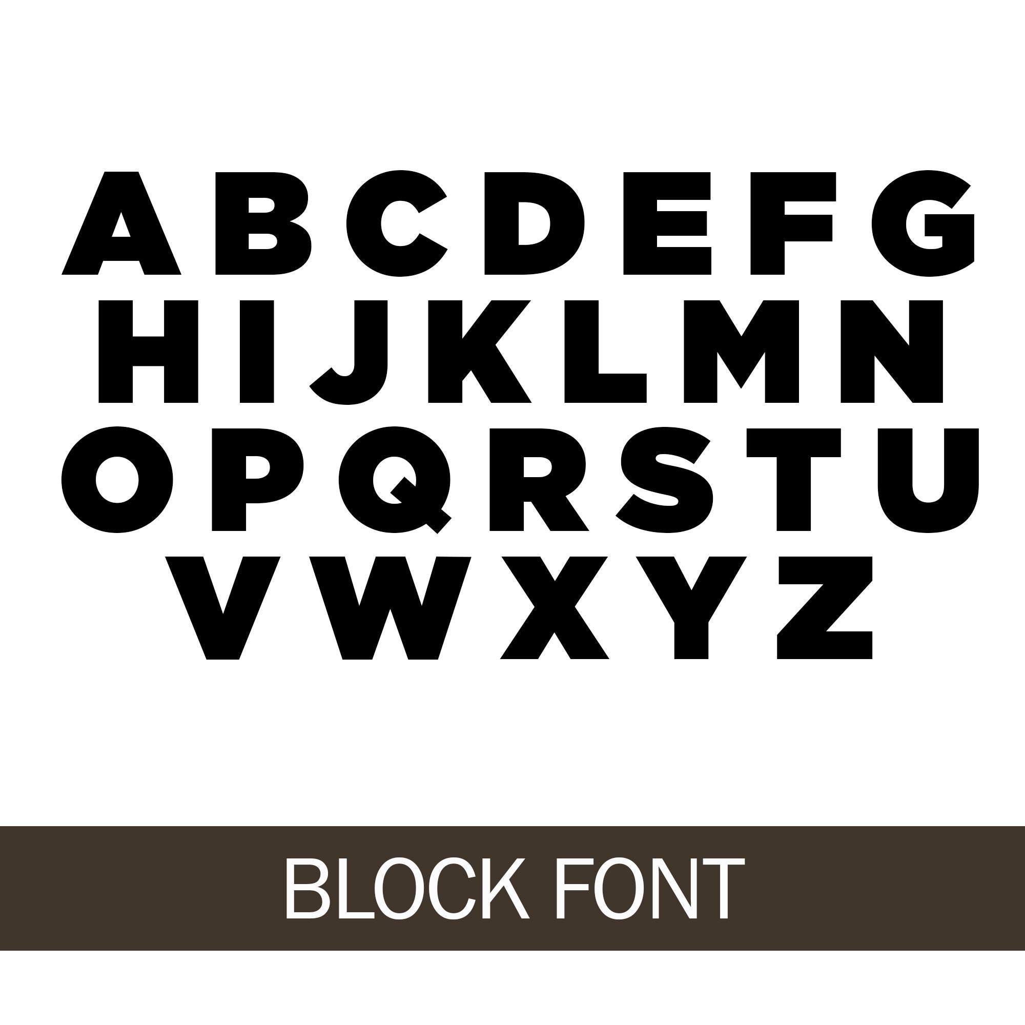 Blank Sublimation Alphabet Letters - Unisub® MDF White Hardboard Letter ...
