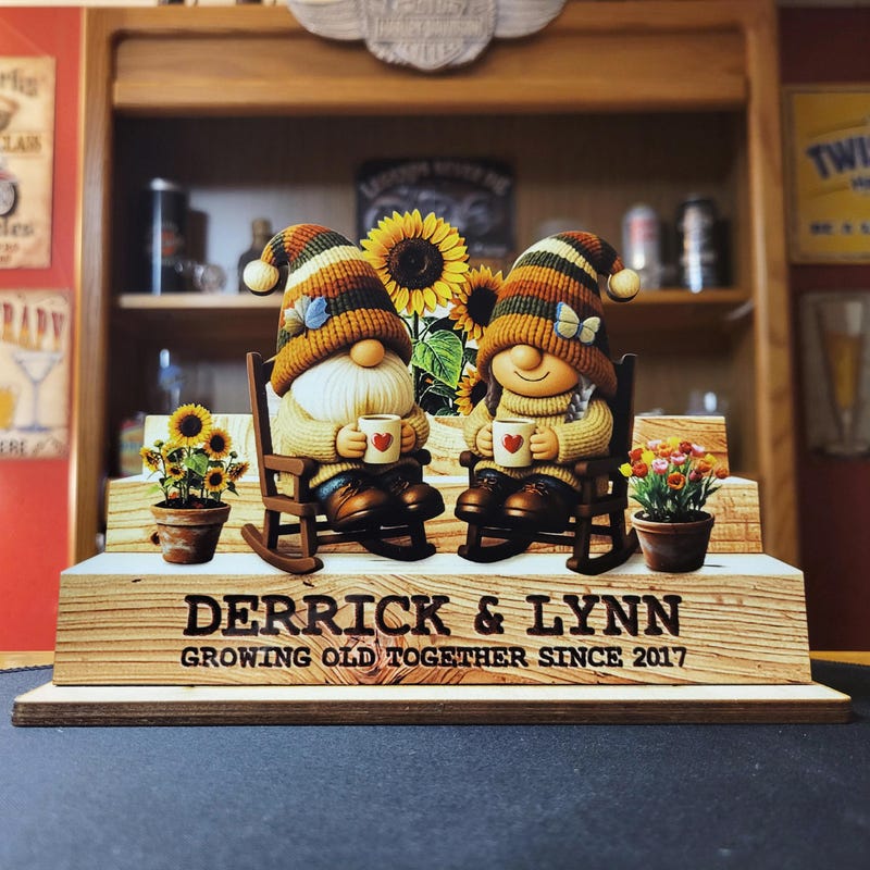 Gnome Together Since Sign - Etsy