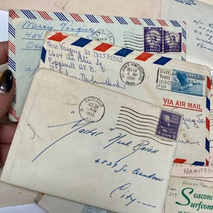 Letters, Vintage Mail - Etsy
