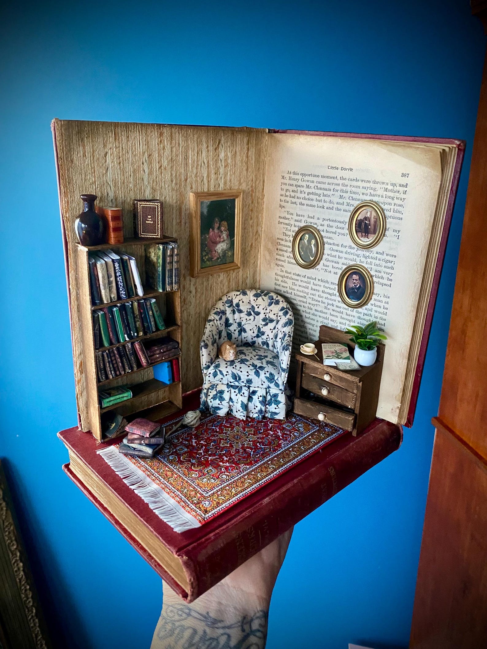 Book Nook, Miniatures - Etsy