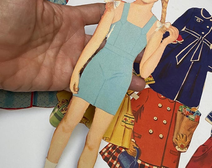 Vintage Paper Doll, Cut Outs - Etsy