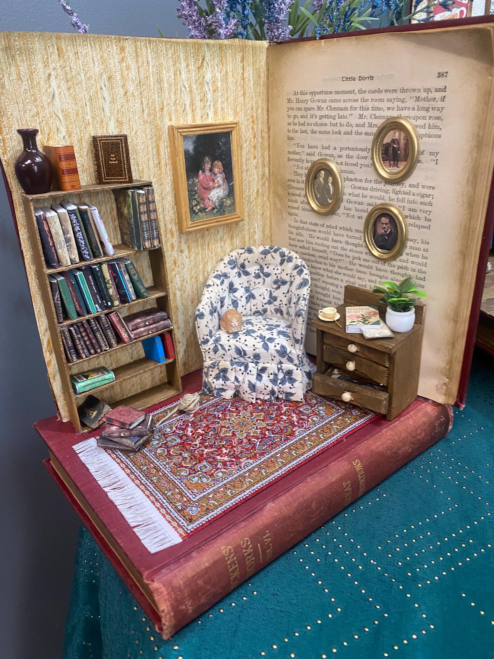 Book Nook, Miniatures - Etsy