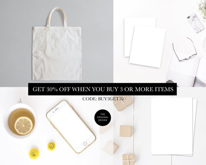 Iphone Mockup With Smart Object Screen Mockup Styled Stock | Etsy