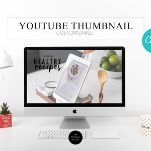 Youtube Thumbnail for Kitchen Thumbnails Template Youtube - Etsy
