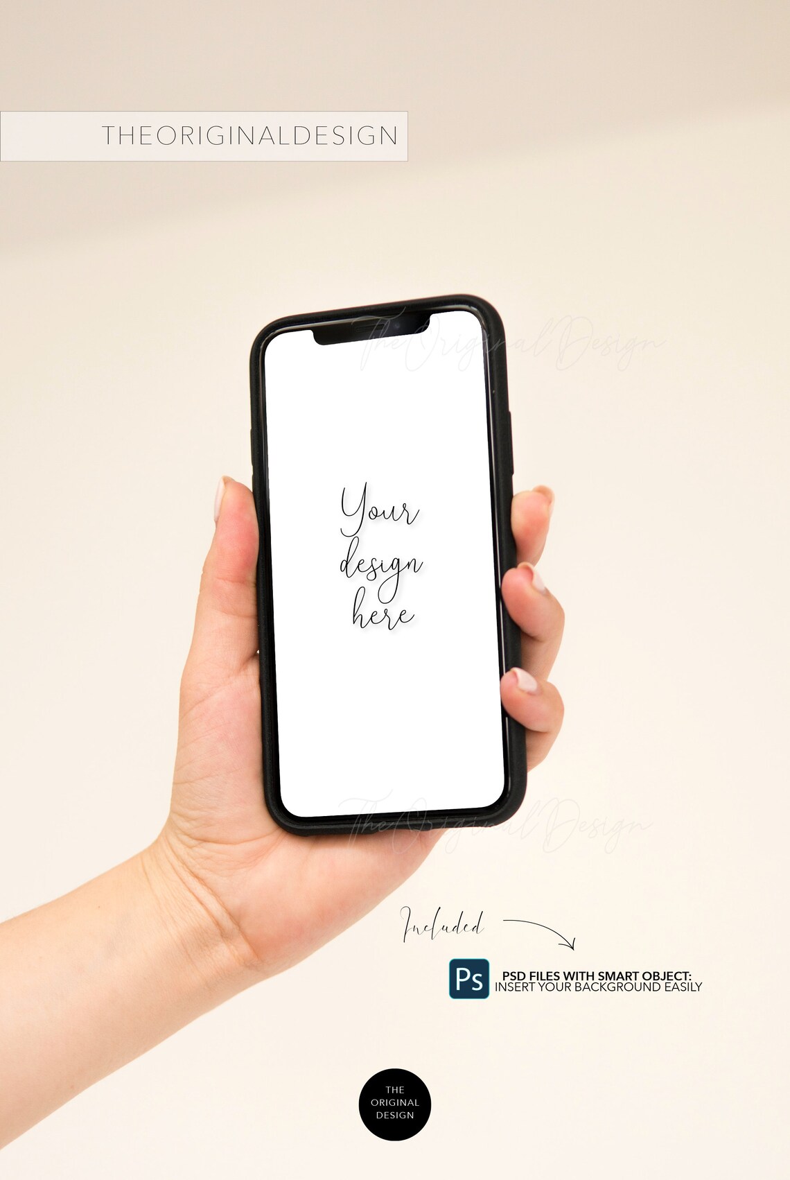 IPhone Mockup With Smart Object Screen Mockup Styled Stock - Etsy